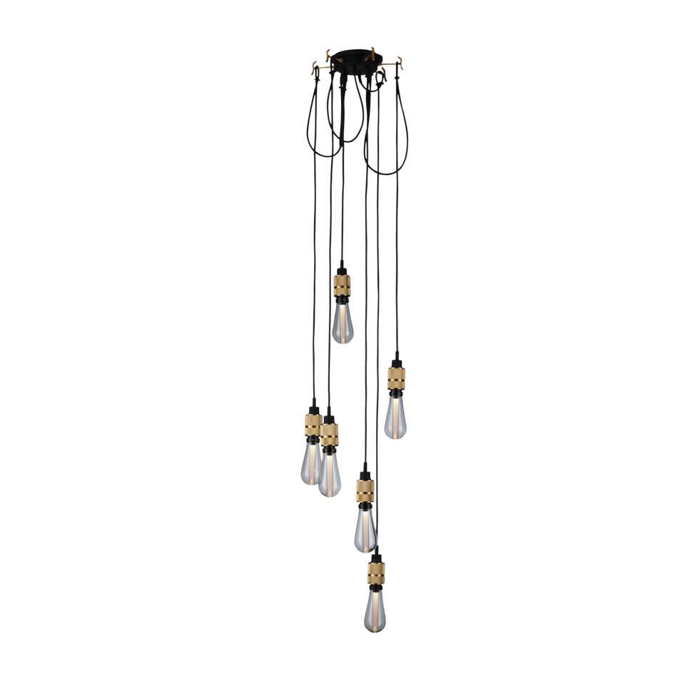 Hooked 6.0 / Nude / Brass / 2m – The Renovation Shop