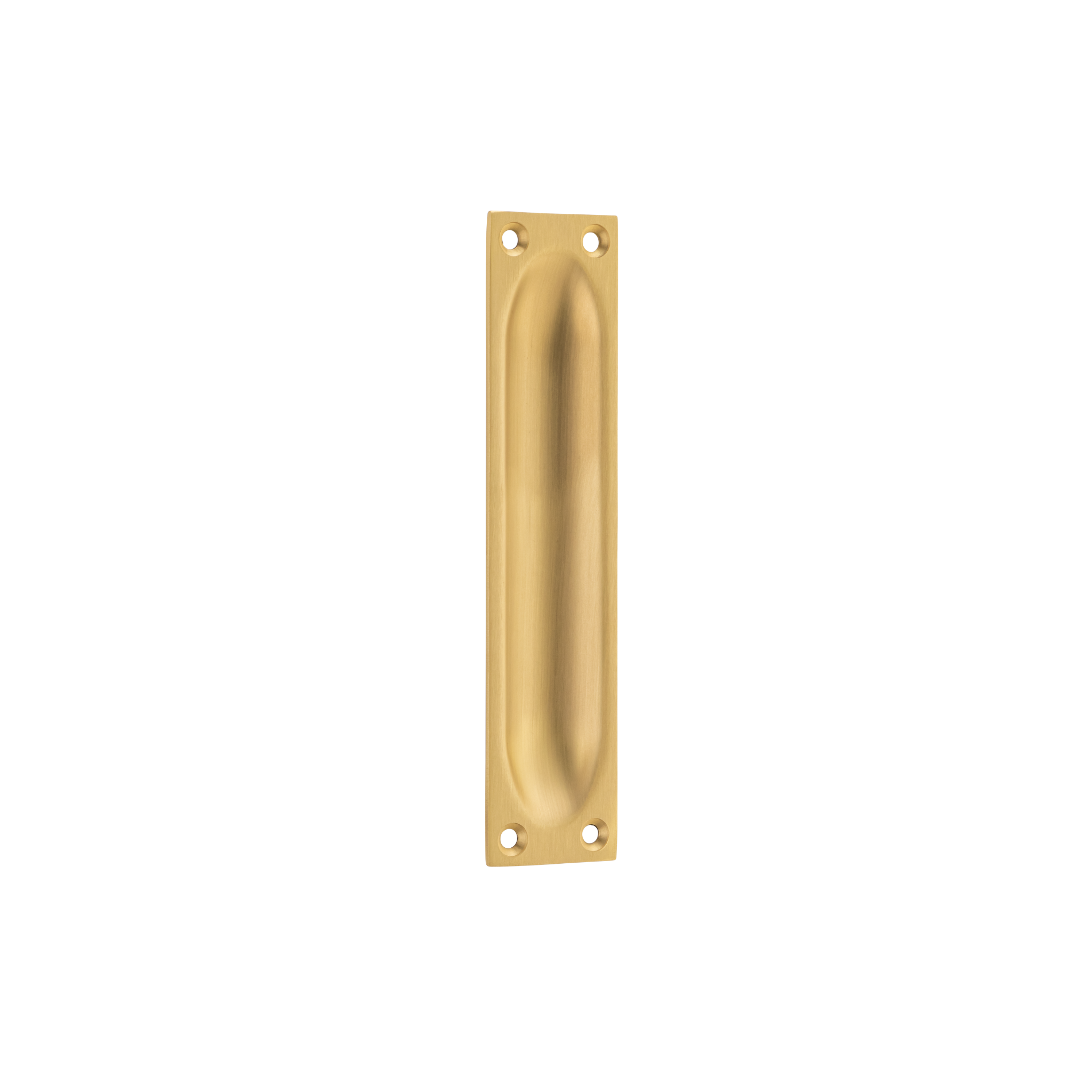 TradCo | Classic Flush Pull Large Satin Brass – The Renovation Shop