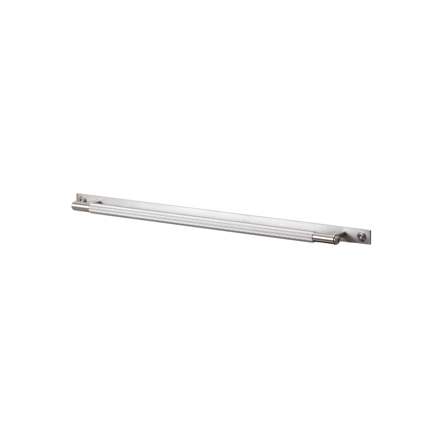 Buster & Punch | Pull Bar Plate Large Linear Steel – The Renovation Shop