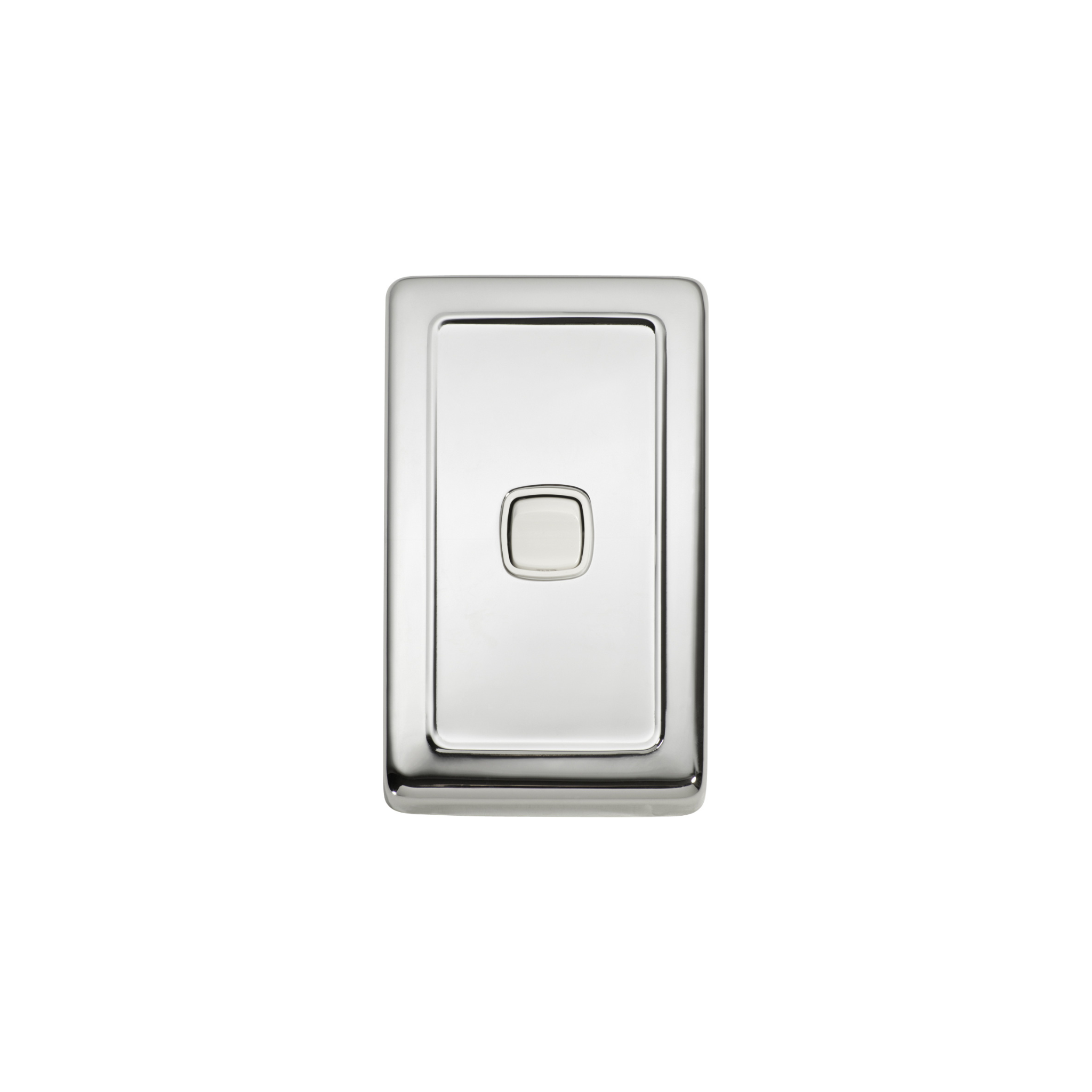 Switch - Rocker 1 Gang Polished Chrome/White – The Renovation Shop