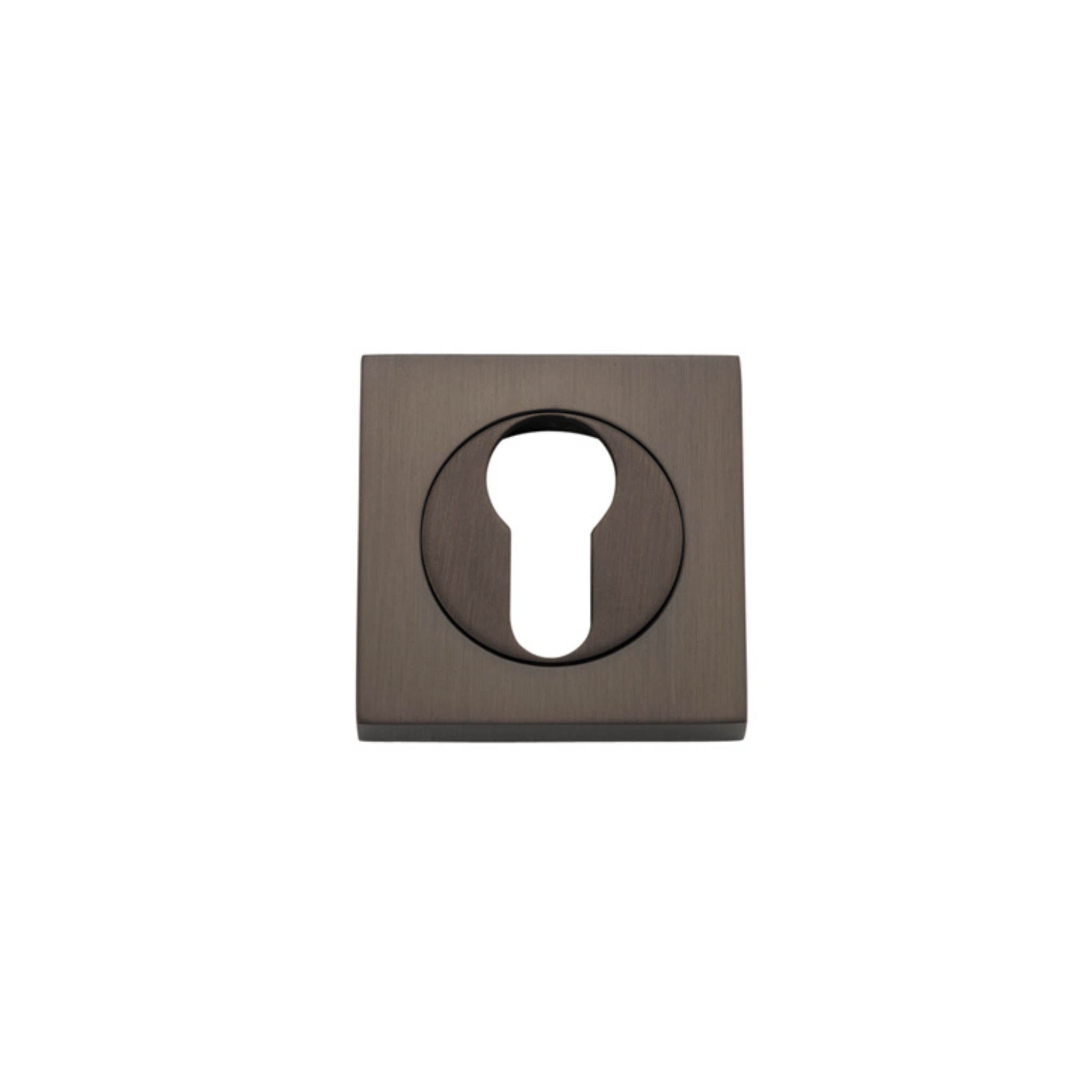 Euro Escutcheon Square Pair Signature Brass – The Renovation Shop