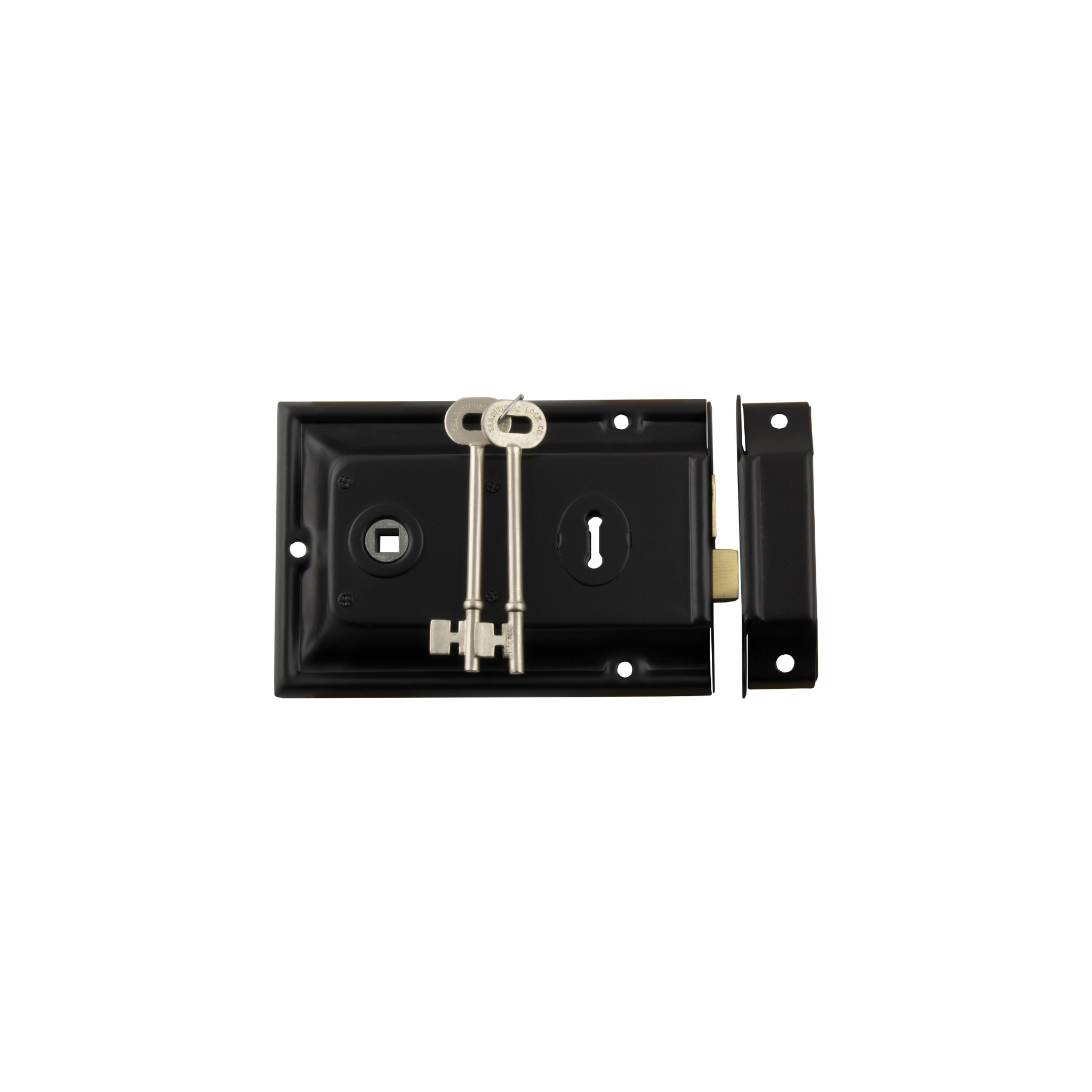 Rim Lock Matt Black/Black Trim – The Renovation Shop
