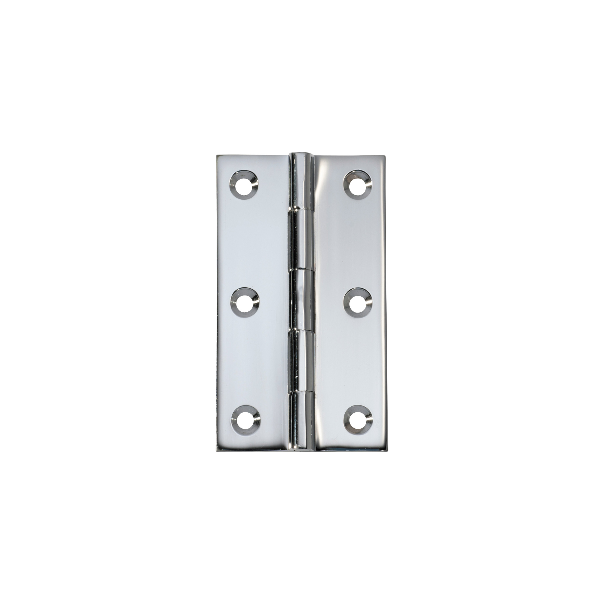Hinge - Fixed Pin Polished Chrome 89mm x 50mm – The Renovation Shop