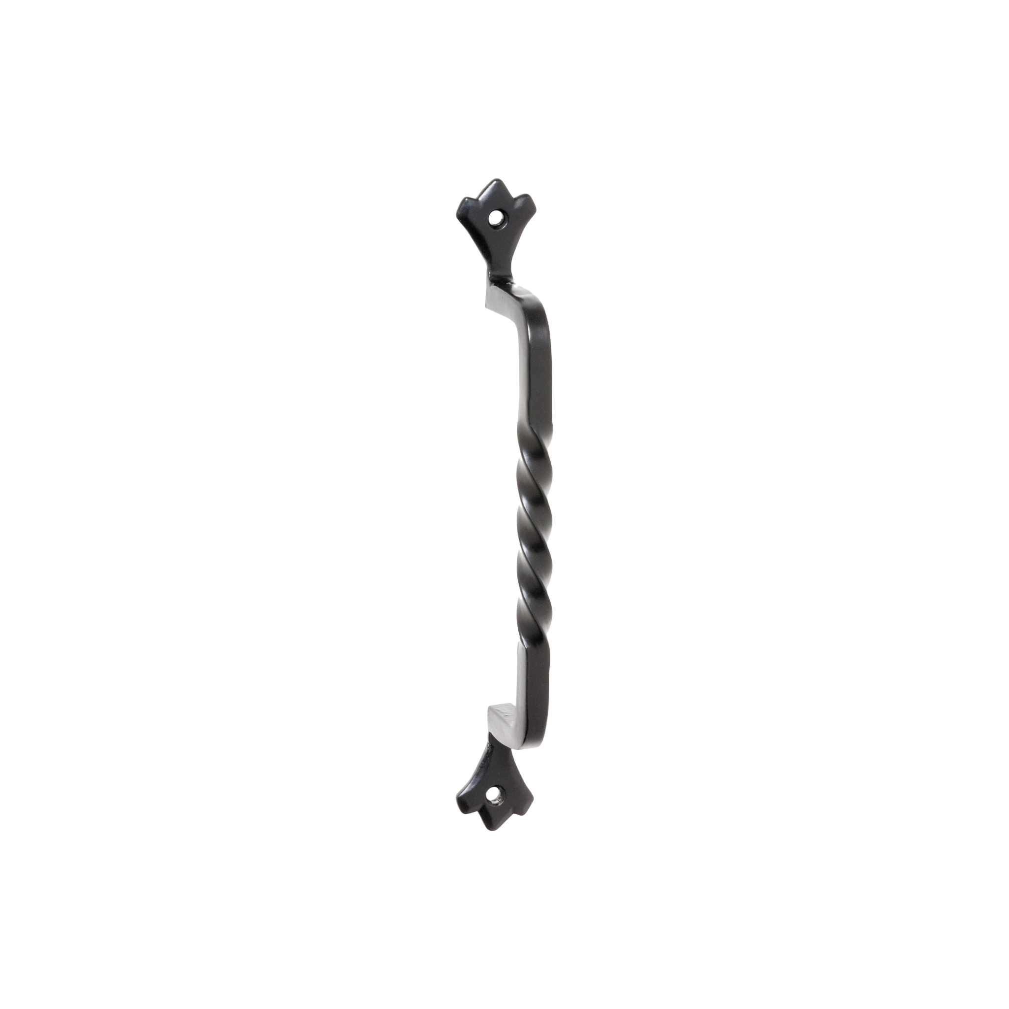 Pull Handle Iron Twist Large Matt Black – The Renovation Shop